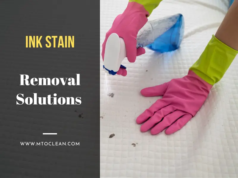 Ink Stain Removal Solutions - The Complete Guide